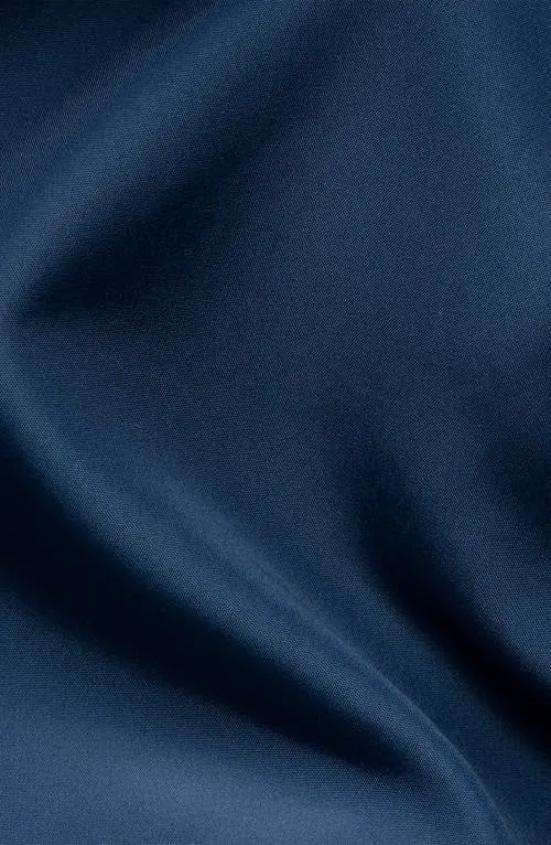 Eton Solid Swim Trunks - Dark Blue