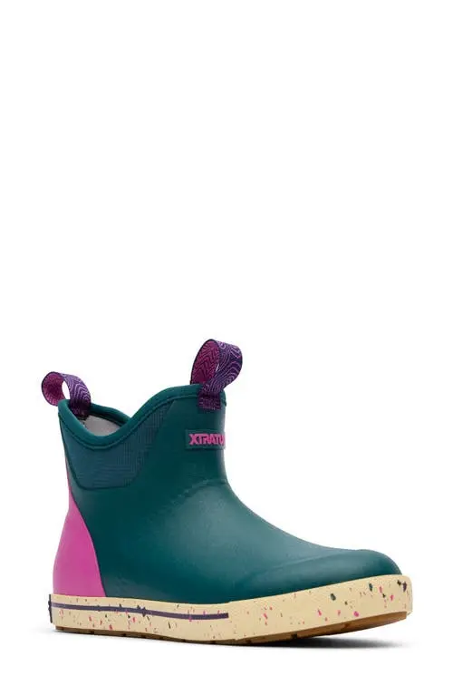 XTRATUF Waterproof Ankle Deck Boots - Transformative Teal