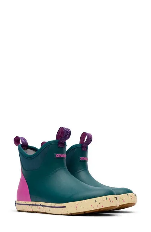 XTRATUF Waterproof Ankle Deck Boots - Transformative Teal