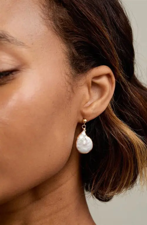 SET & STONES Gracie Freshwater Pearl Drop Earrings