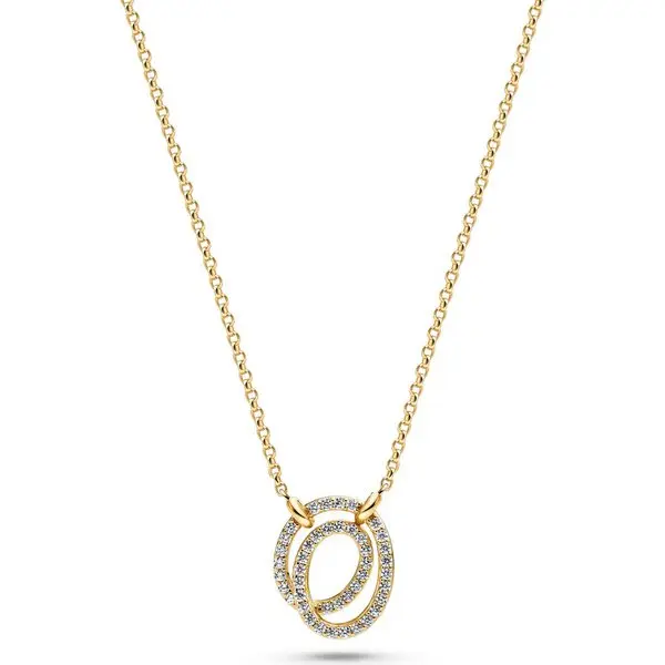 SIF JAKOBS JEWELLERY Spirale Due Necklace - 18k Gold Plated