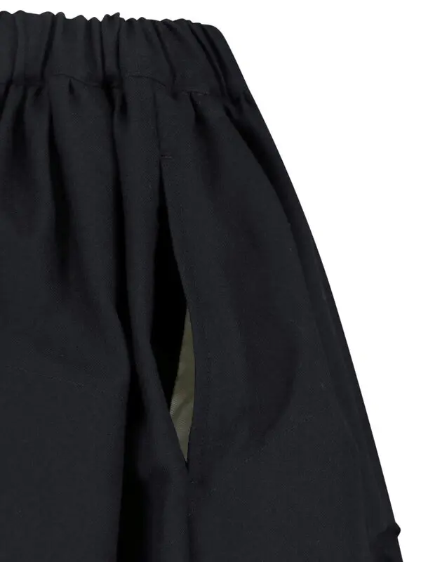 CDGCDG Gathered Midi Skirt