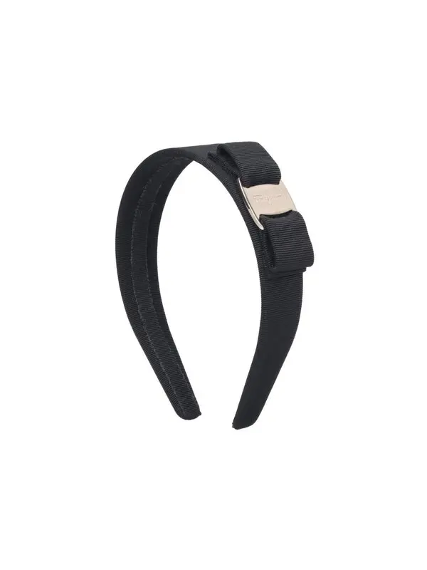 FERRAGAMO Vara Bow Headband - Black
