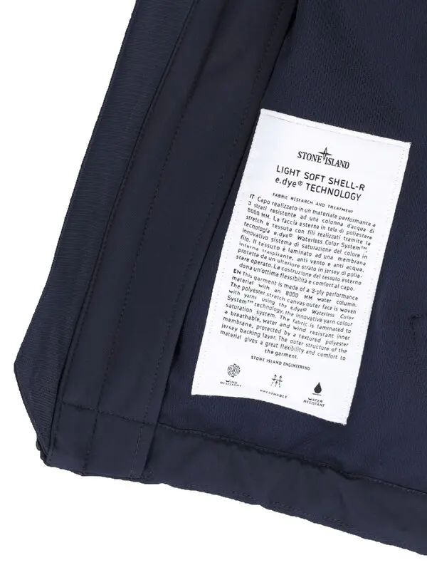 Stone Island Soft Shell-r Jacket - Blue