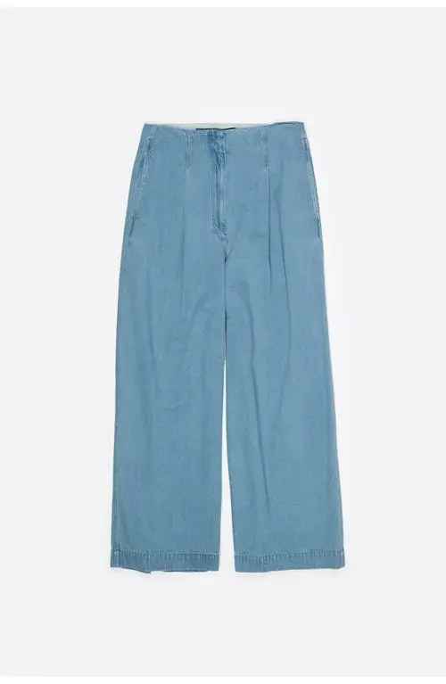 Bimba Y Lola Loose-fit Washed Denim Trousers