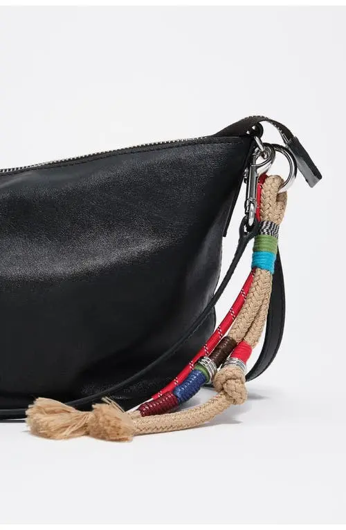 Bimba Y Lola Medium Leather Crossbody Bag