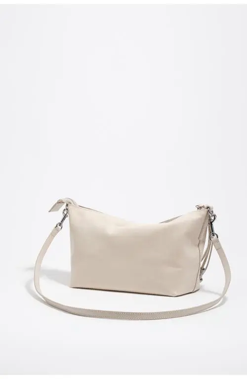 Bimba Y Lola Medium Trapecio Leather Bag - Ivory