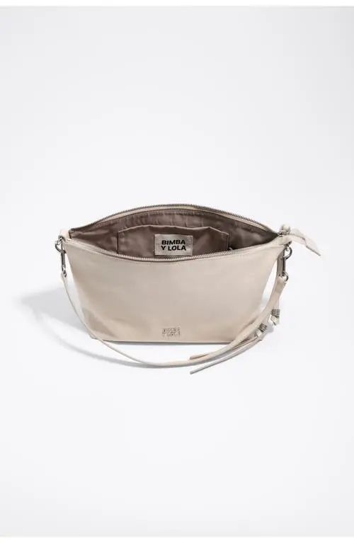 Bimba Y Lola Medium Trapecio Leather Bag - Ivory