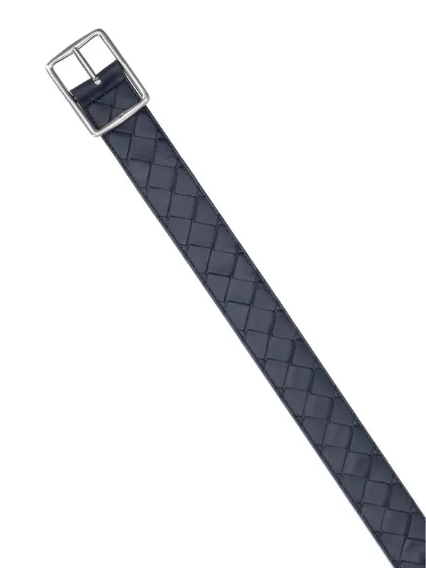 Bottega Veneta Reverso Reversible Belt - Blue