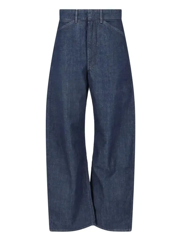 LEMAIRE Wide Rounded Denim Trousers