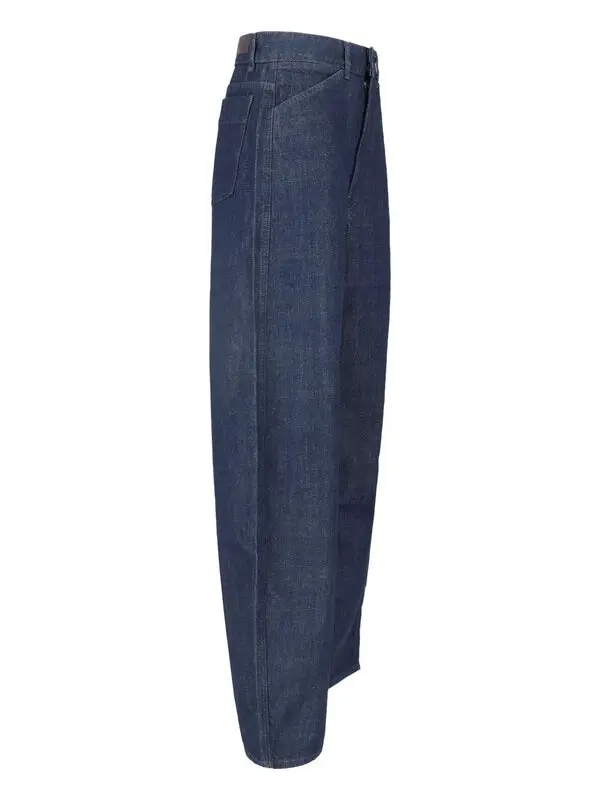 LEMAIRE Wide Rounded Denim Trousers