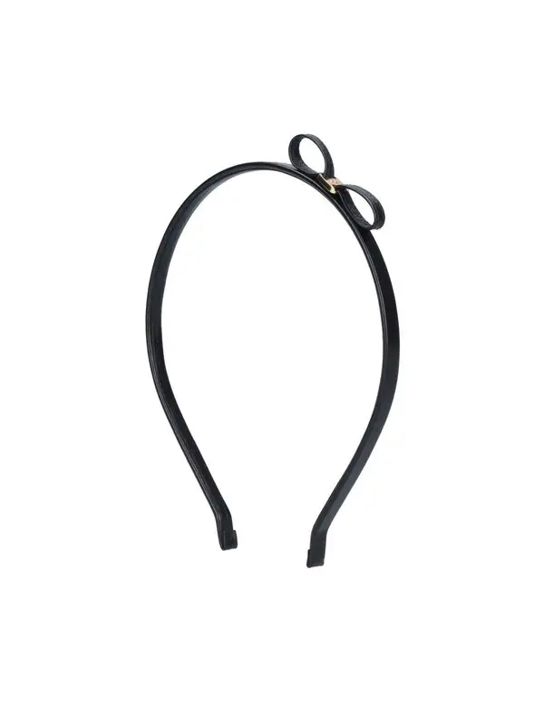 FERRAGAMO Mini Bow Headband - Black