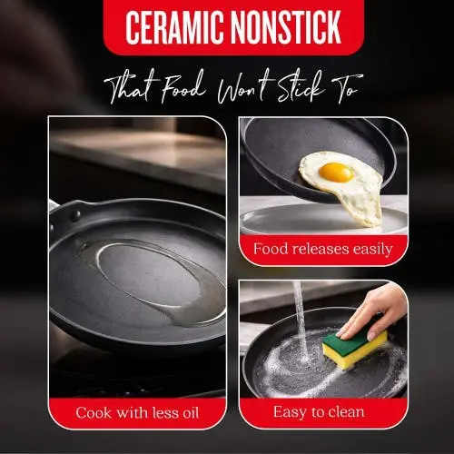 ALVA Maestro 10-inch Ceramic Nonstick Pancake & Crepe Pan