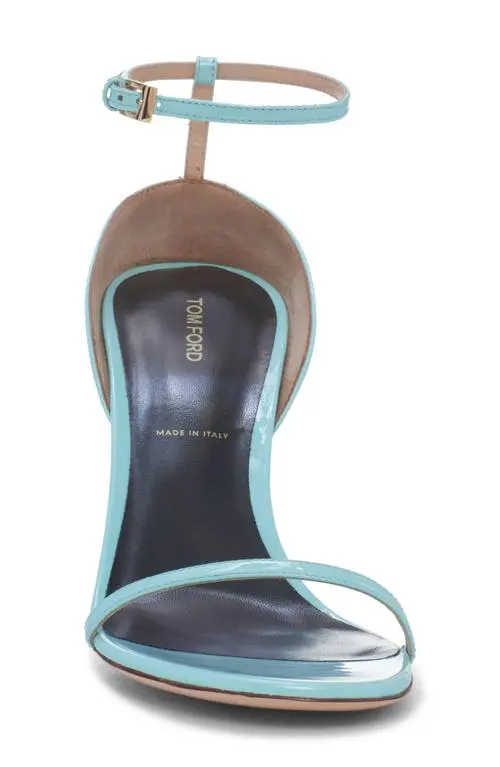 TOM FORD Vertigo Ankle Strap Sandal - Ucn Aqua