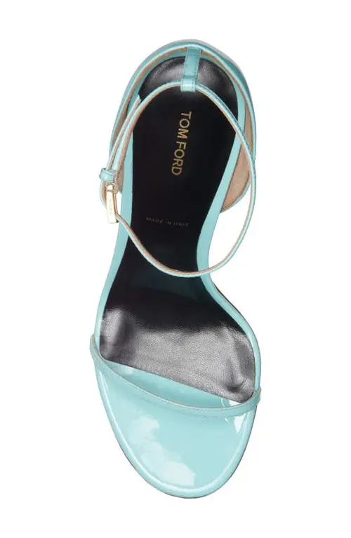 TOM FORD Vertigo Ankle Strap Sandal - Ucn Aqua