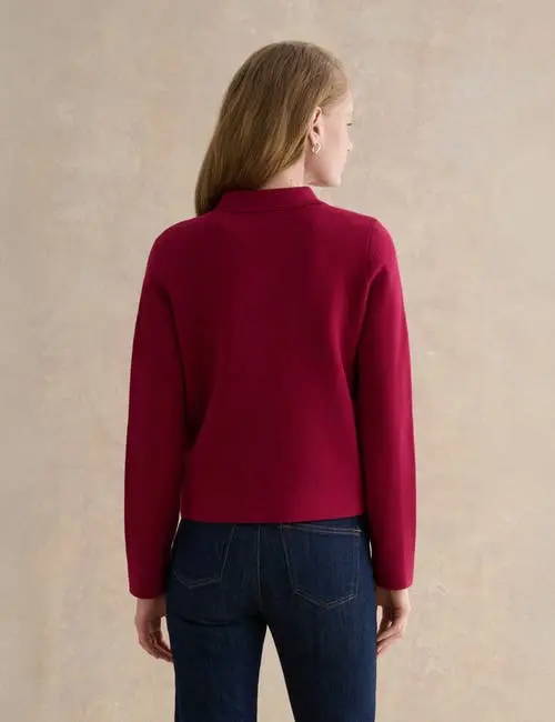 HOBBS LONDON Mia Merino Wool Blend Knitted Cardigan