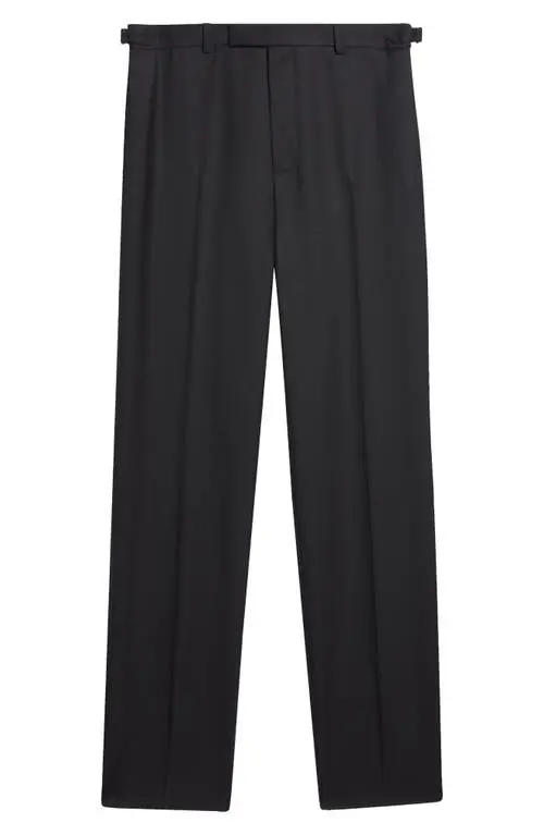 Alexander McQueen Wool Trousers - Black