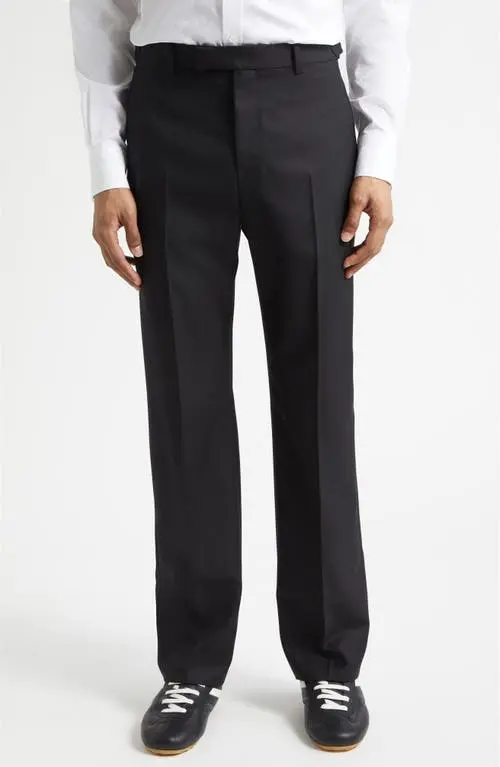 Alexander McQueen Wool Trousers - Black