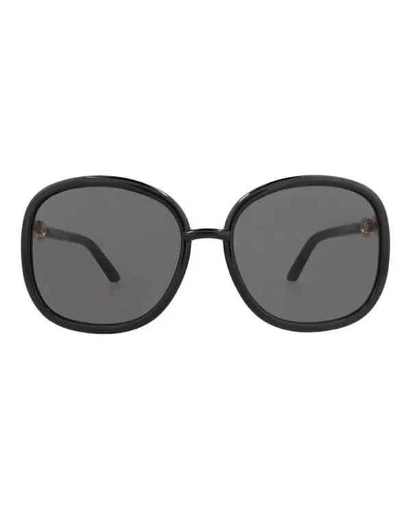Gucci Square Frame Sunglasses - Black Black Grey (gg0892sa/30010358/001)