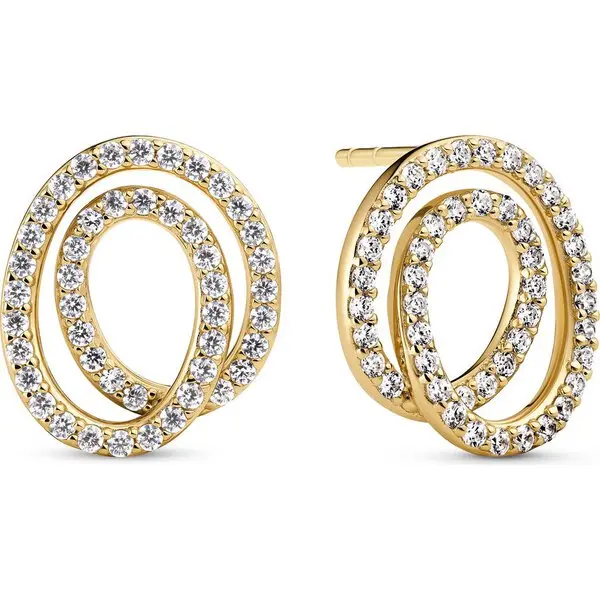 SIF JAKOBS JEWELLERY Spirale Due Earrings - 18k Gold Plated