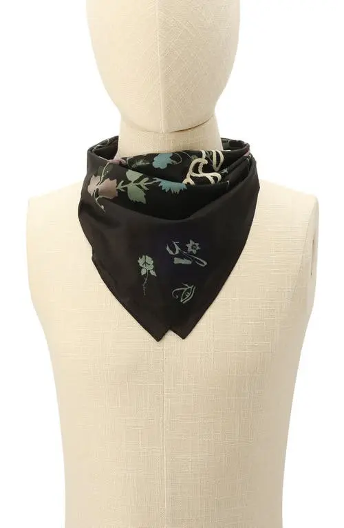 ALLSAINTS Fleur De Lis Embroidered Bandana