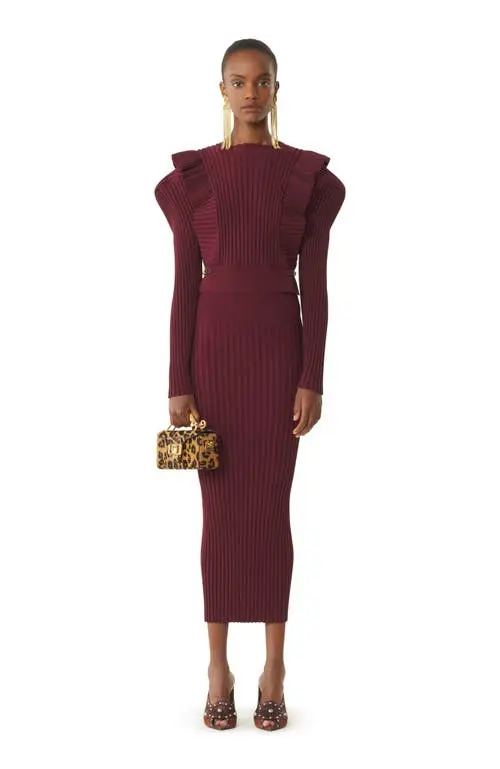 LANVIN Viscose Bib Sweater