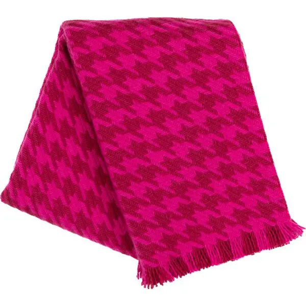 PRINCE OF SCOTS Southampton Home Naturally Weighted Houndstooth Throw