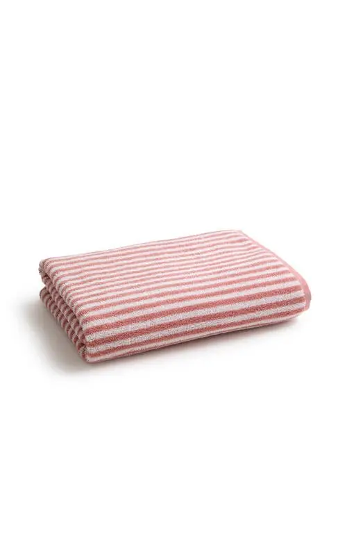 CHRISTY Portobello Stripe Coastal Inspired Towels - Rose