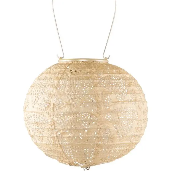 ALLSOP HOME & GARDEN Soji Stellaglobesolar Lantern - Pearl