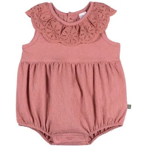 MODERN MOMENTS™ BY GERBER Bubble Romper - Dusty Rose