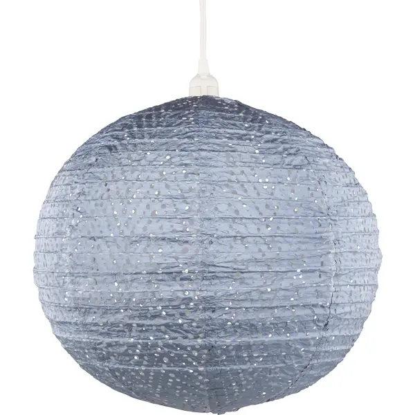 ALLSOP HOME & GARDEN Soji Stella Nova Chevronindoor / Outdoor Pendant Lamp - Metallic Blue