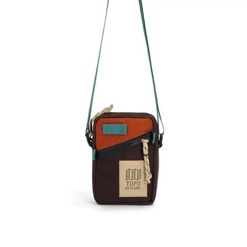 TOPO DESIGNS Mini Shoulder Bag - Clay/chocolate