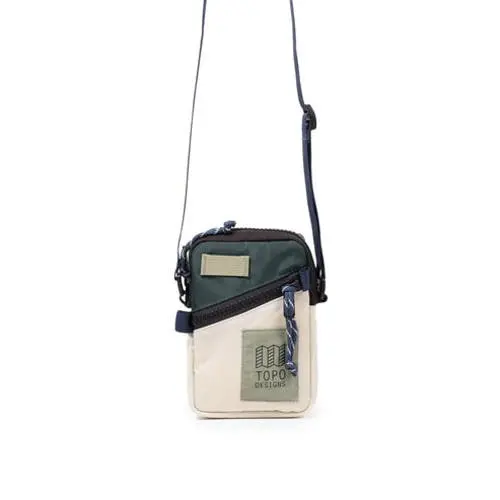 TOPO DESIGNS Mini Shoulder Bag - Forest/bone White