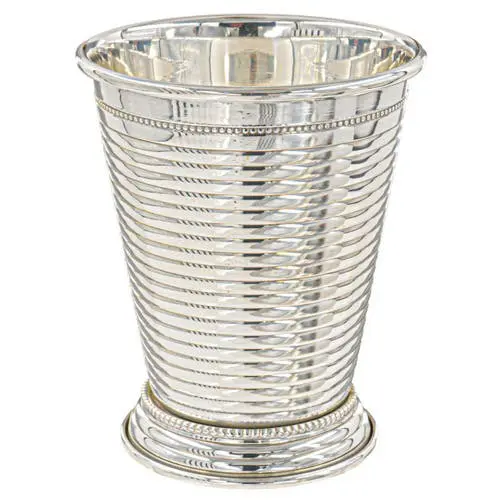 PRINCE OF SCOTS Fluted Julep Cup - Silver