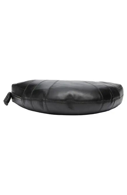 LEMAIRE Fortune Croissant Leather Shoulder Bag - Black