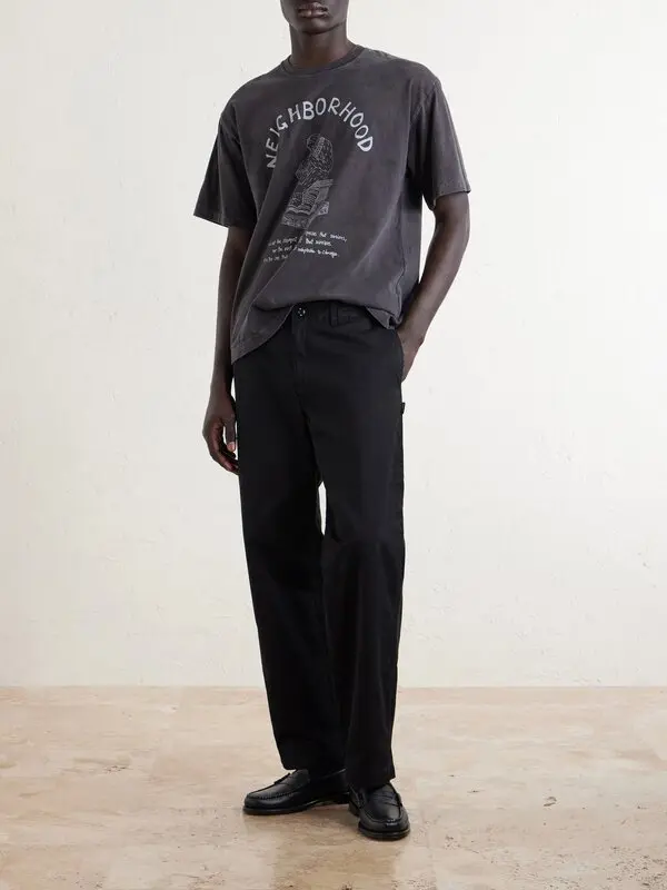 NEIGHBORHOOD Printed Cotton-jersey T-shirt