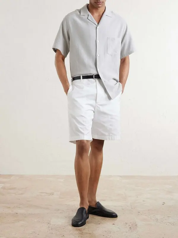 Portuguese Flannel Jones Camp-collar Cotton Shirt