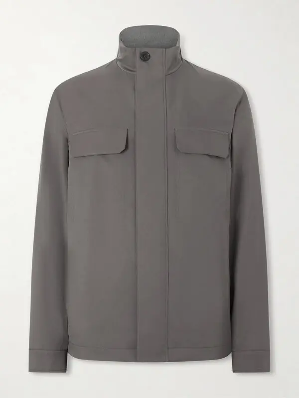 Zegna Shell Jacket - Brown