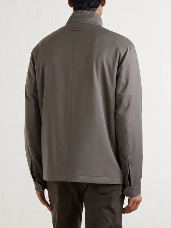 Zegna Shell Jacket - Brown