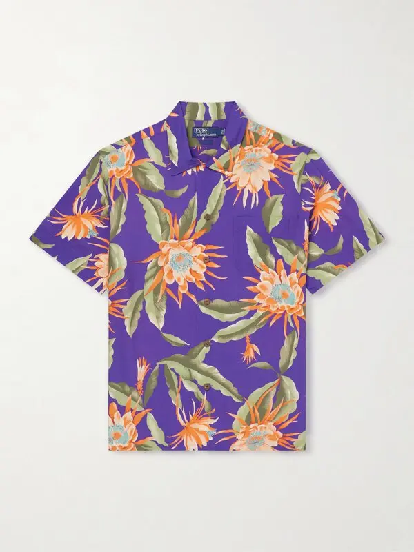 Polo Ralph Lauren Printed Voile Shirt - Blue
