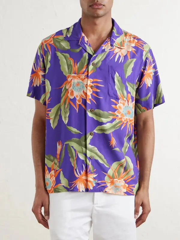 Polo Ralph Lauren Printed Voile Shirt - Blue