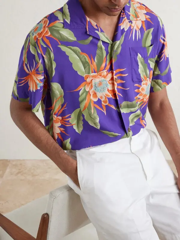 Polo Ralph Lauren Printed Voile Shirt - Blue