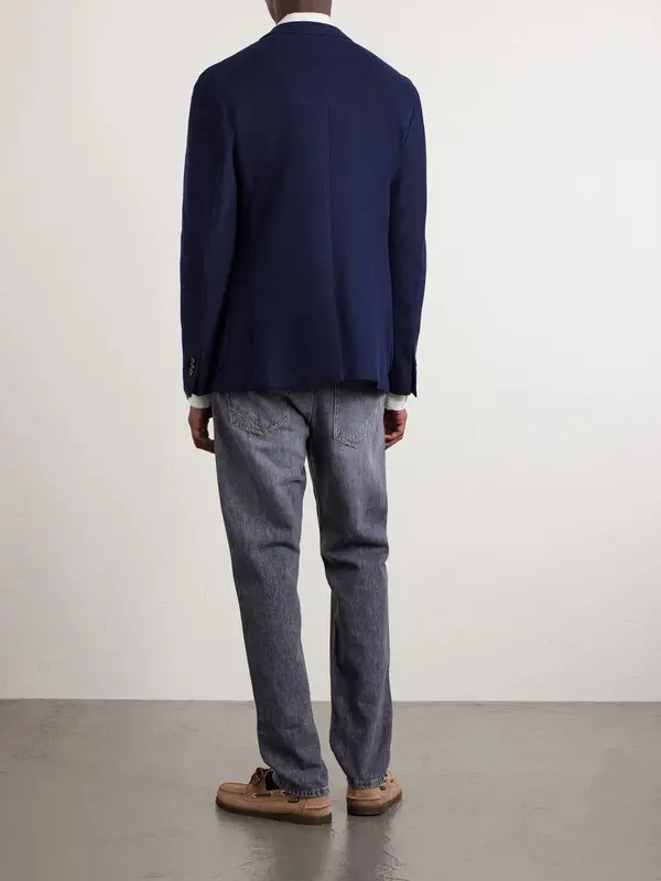 SLOWEAR Cotton-hopsack Blazer
