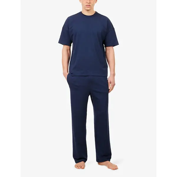 SKIMS Lounge Relaxed-fit Cotton-blend Jersey T-shirt