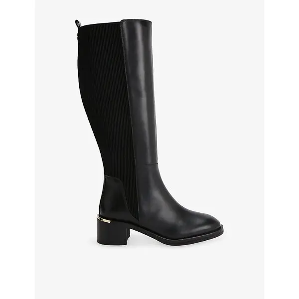 Carvela Liberty Leather Heeled Knee-high Boots