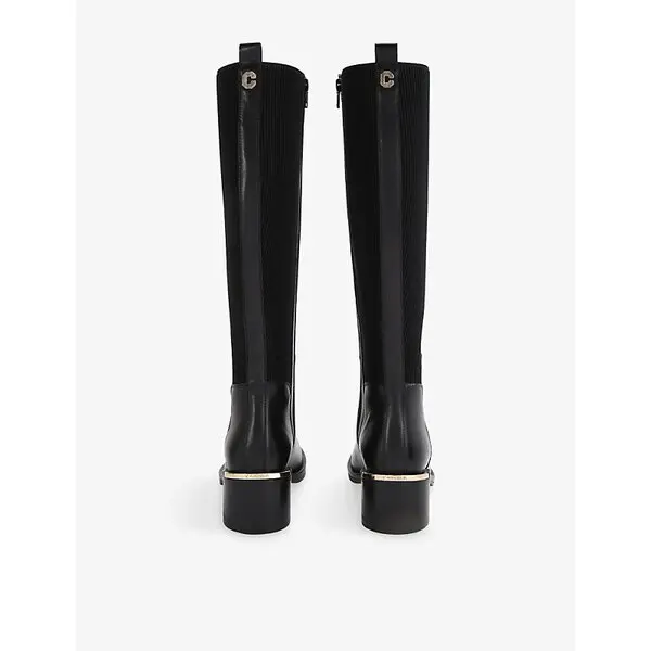 Carvela Liberty Leather Heeled Knee-high Boots