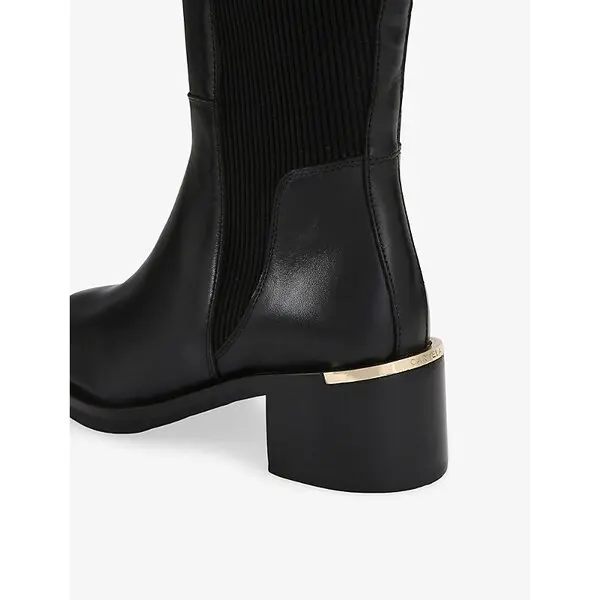 Carvela Liberty Leather Heeled Knee-high Boots