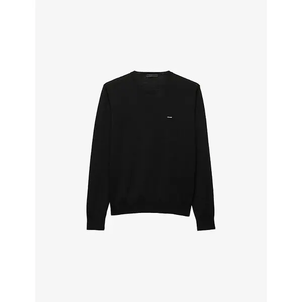 Prada Superfine Wool Crew-neck Jumper - Black