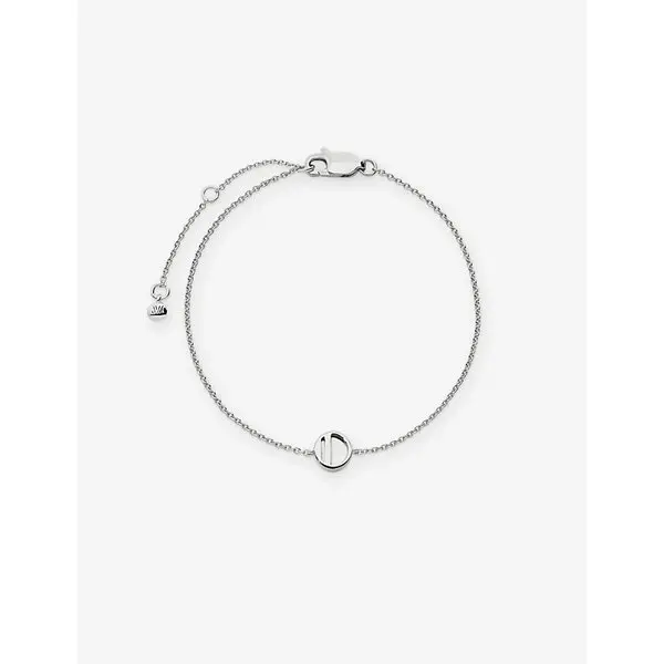 Monica Vinader Initial O Sterling- Bracelet - Silver