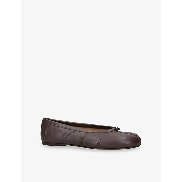 MAISON MARGIELA Tabi Leather Ballet Flats